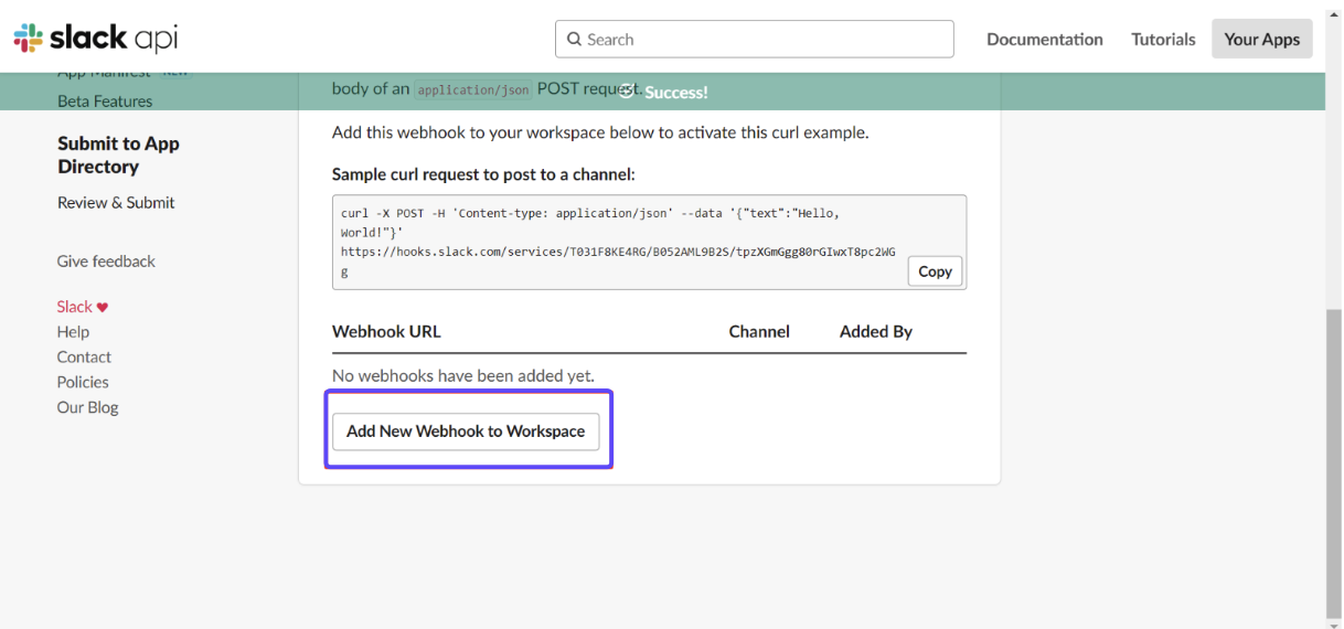 Setting up a Slack App and Incoming Webhooks in Slack – KekaHR Help Center