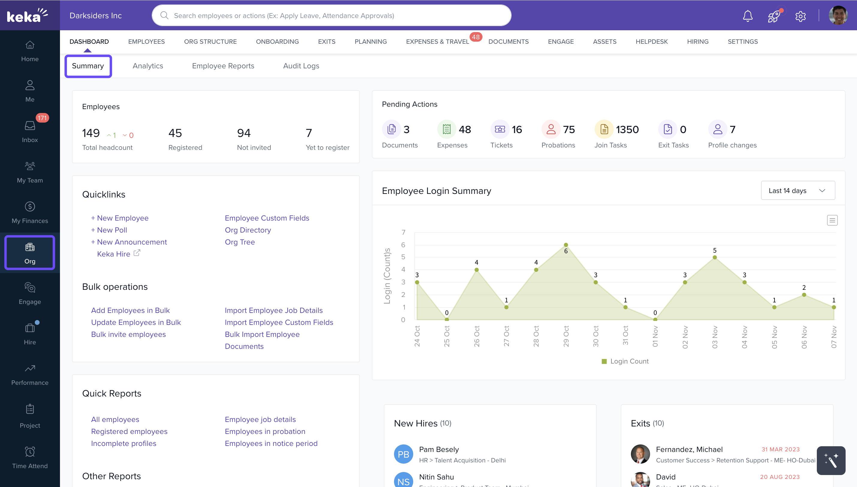 How to get master employee data? – Home Page
