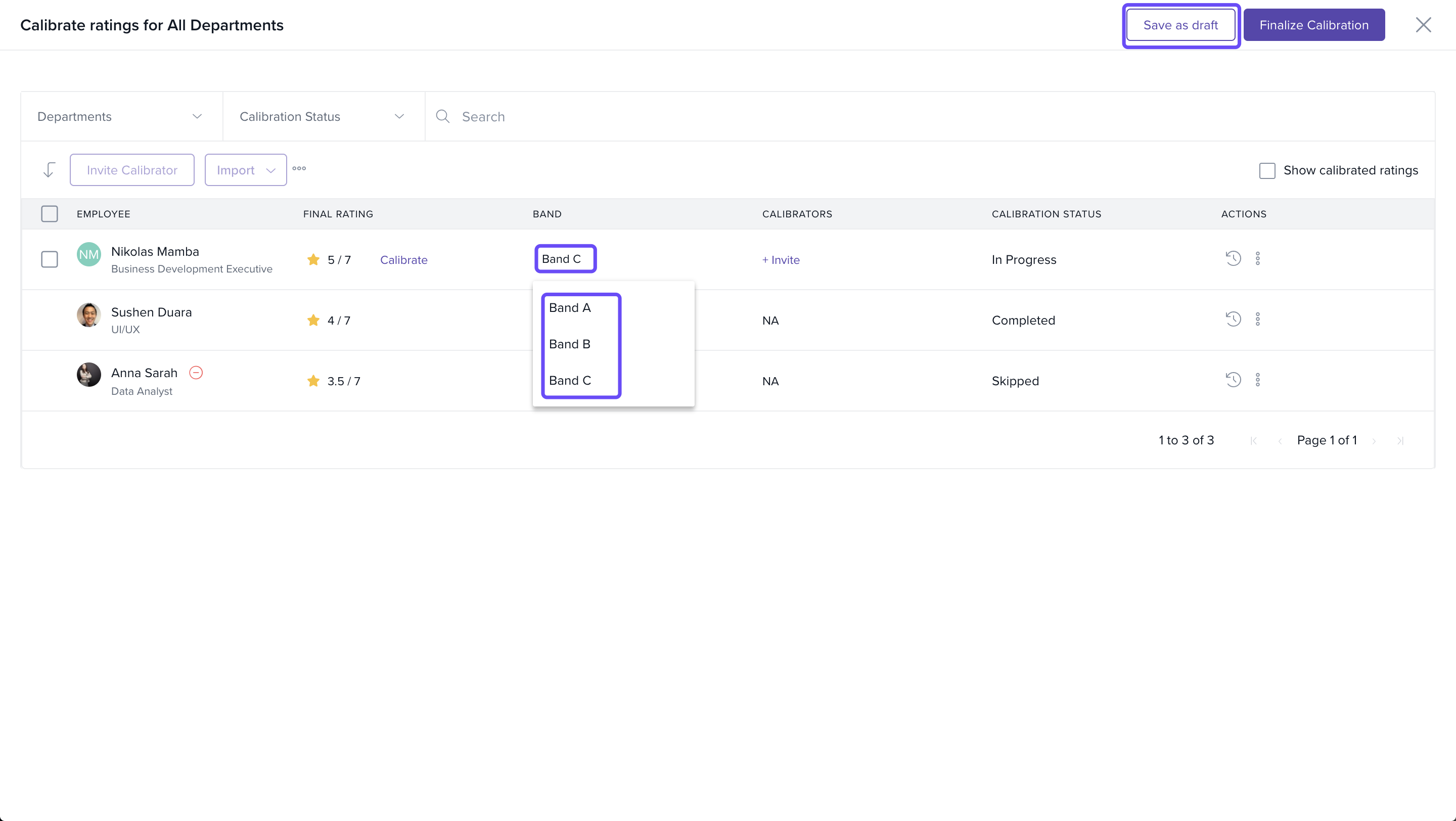 How to define bands for Bell Curve and 9 box model ? – Home Page